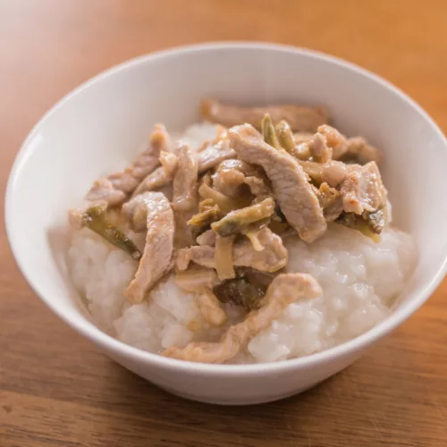 Stir Fried Pickled Mustard Root with Pork - Gradual Gastronomy